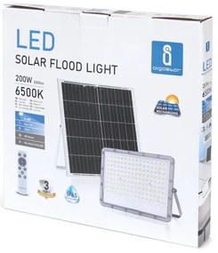 Aigostar - LED Stmívatelný solární reflektor LED/200W/3,4V IP65 + DO