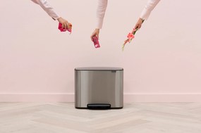 Brabantia BO pedálový koš matná ocel otiskuvzdorná