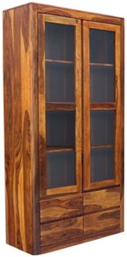 furniture-nabytek.cz - Vitrína prosklená z masivu palisandr 100x200x45