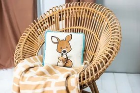 NICI polštář Koala s mládětem 7cm - 30x30cm / GREEN kolekce / od 0 let