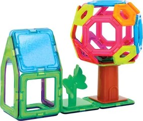 MAGFORMERS Magnetická stavebnice Třpytivá zahrada / 27 dílků