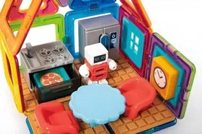 MAGFORMERS MINI Robůtek v kuchyni / Stavebnice / 33 dílků / od 3 let