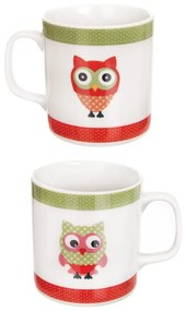 3dílný dětský porcelánový jídelní set Orion Owl