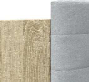 Rám postele s čelem dub sonoma 75 x 190 cm kompozitní dřevo 3209977