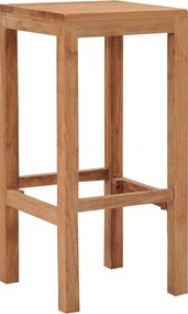 vidaXL Barové stoličky 4 ks masivní teakové dřevo [287233]