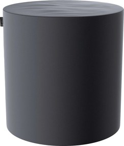 Sedák Barrel- válec pevný barva šedá látka lesklé, sametová