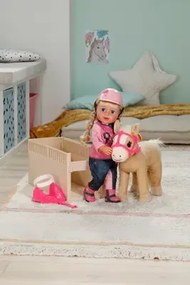 ZAPF CREATION BABY born Kůň Cutie s přepravní stájí / od 3 let
