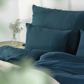 Celoroční mušelínový povlak na polštářek Ocean - GOTS Velikost: 70 x 90