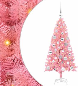 Vánoční stromeček Růžová 120 cm PVC 3396412