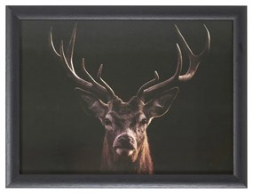 Podnos na nohy s jelenem Black Deer  - 43*33*7cm