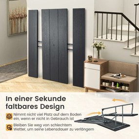 Costway Skládací piknikový stůl se 2 lavicemi Sada kempingového stolu 183 cm