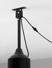 Matně černé kovové LED stmívatelné stropní svítidlo Blowy – Nova Luce