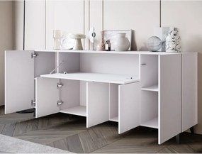 Komoda 180 cm bílá Phuket laminát