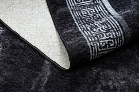 Dywany Łuszczów, Kusový koberec Miro 51278.810 Marble black / white, 80x150, černobílá, chodba / předsíň