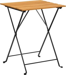 Bistro stolek 55 x 54 x 71 cm masivní akáciové dřevo 313158