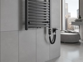 Mexen Hades, elektrické topné těleso 1200 x 400 mm, 600 W, černá, W104-1200-400-2600-70