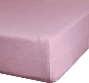 MAKOSATENOVÉ PROSTĚRADLO NOVA 160X210 CM TMAVĚŘŮŽOVÉ