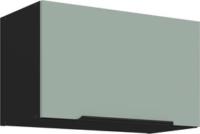 ARIA sc | horní skříňka 60 GU-36 1F výklopná | 60 cm | ANTI FINGERPRINT povrch | černá/aquamarine