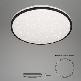 Brilo - LED Stmívatelné stropní svítidlo STARRY SKY LED/48W/230V 3000-6000K + DO