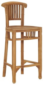 Barová židle masivní teakové dřevo,  49428