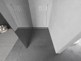 Mexen Kioto sprchová stěna Walk-in 100 x 200 cm, zrcadlo 8 mm, bílá - 800-10-101-20-50