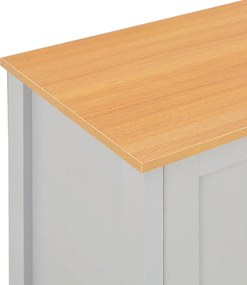 TV stolek šedý 120 x 39 x 58 cm 283740