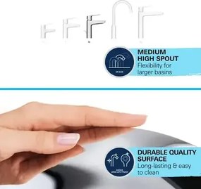 Grohe QuickFix Start - Umyvadlová baterie s výpustí studený start chro