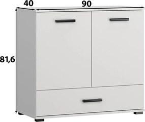 ADRK Furniture Frazio Komoda 90 ADRK-CHES-FRA-90-W