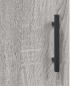 Skříň highboard šedá sonoma 34,5 x 34 x 180 cm kompozitní dřevo,  3199199