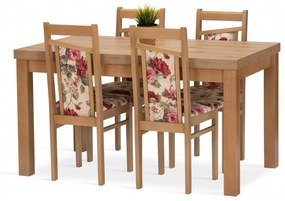 Jídelní sestava PETRA stůl + 4 židle