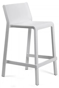 Nardi Plastová barová židle TRILL s nižším sedem Odstín: Tortora - Hnědá