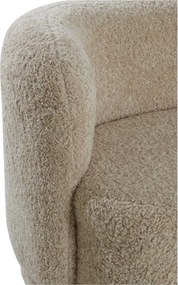 Béžová pohovka z textilie bouclé 175 cm Amelie – Light &amp; Living
