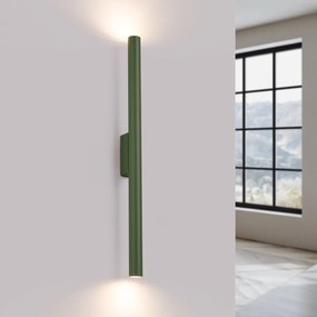 Sollux Lighting Nástěnné svítidlo PASTELO 2 olivově zelené