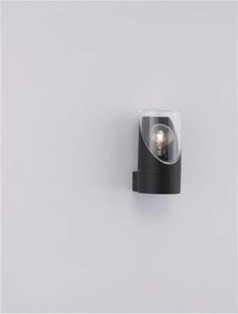 NV 9492720 Venkovní nástěnné svítidlo SELENA antracitový hliník a čirý akryl E27 1x12W 220-240V bez žárovky IP65 - NOVA LUCE