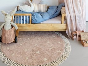 Tapis Petit Růžový koberec FLEUR se srdíčky