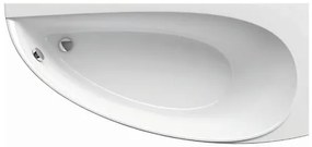 Ravak Avocado asymetrická vana 160x75 cm akrylát pravá ch01000000 AV1600P