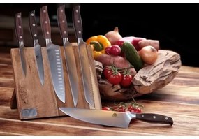 DELLINGER Classic Sandal Wood nůž Santoku 7" (178mm)