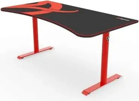 AROZZI ARENA Gaming Desk herní stůl černočervený / D:160cm / Š: 71-82c