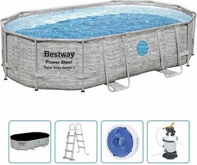 Bestway Bazén Power Steel s příslušenstvím 488 x 305 x 107 cm