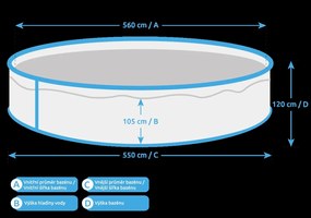 Marimex | Bazén Marimex Orlando Premium 5,48x1,22 m bez příslušenství | 10310021