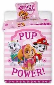 Povleceni Disney Tlapková patrola Paw patrol růžová do postýlky 135x100cm+40x60cm Faro