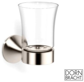 DORNBRACHT Dorbracht Vaia - držák na pohár se skelným sklenicí, barva držáku: matná platina, Dor 83400809-06