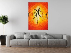 Gario Ručně malovaný obraz Nádherný tanec Rozměry: 120 x 80 cm
