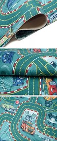Chemex Dětský koberec s motivem Disney Cars , různé rozměry, 2 barvy Barva: Modrá, Rozměr: 100x150cm