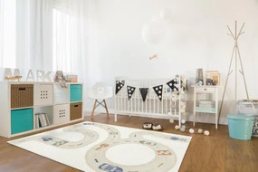 Koberec Esme Kids C6241A krémový / bílý