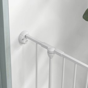 PawHut 2 v 1 ohrádka pro štěňata, zábrana se 6 panely, výběh pro štěňata, skládací výběh pro středně velká štěňata s uzavírací pomůckou | Aosom