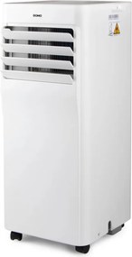 Mobilní klimatizace 4v1 COOLMAX 7000 BTU - DOMO DO10162, 2,05 kW, místnosti do 20?m2, 63 ??dB, Třída: A, dálkové ovládání, chlazení, ventilace, odvlhčování, čištění vzduchu