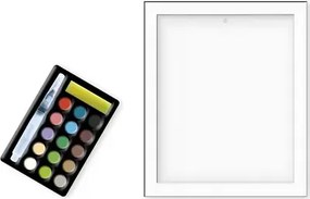 JANOD Malování podle čísel Koně / Kreativní sada / 2 obrázky / vč. rám