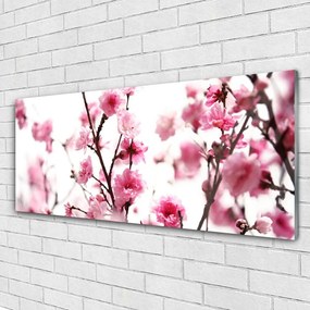 akrylový obraz Větve Květiny Rostlina 125x50 cm
