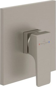 Villeroy & Boch Architectura Square - Sprchová baterie pod omítku, matný kartáčovaný nikl TVS12500200064